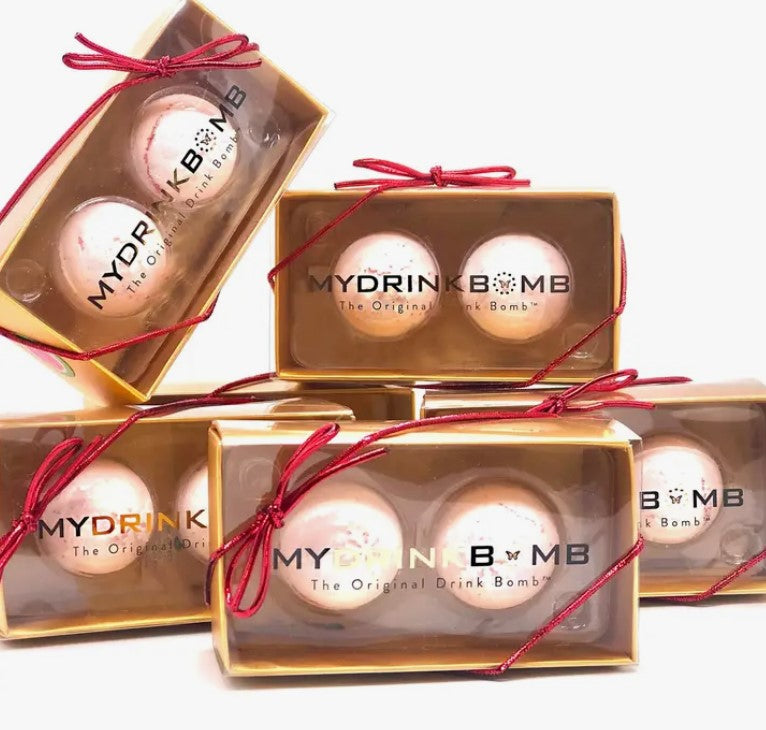 2 Pack Cocktail Bombs with Edible Glitter – House-of-Blooms